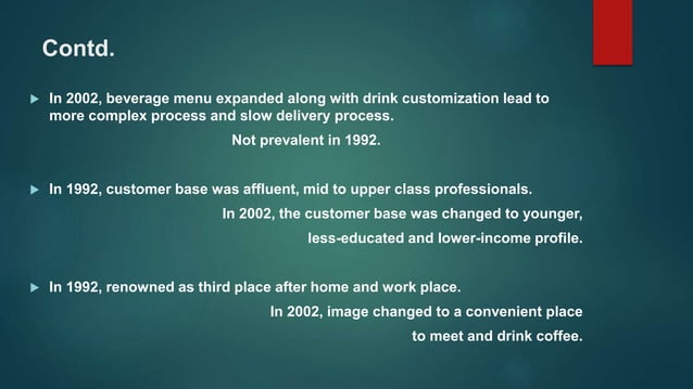Starbucks Strategy Management | PPT