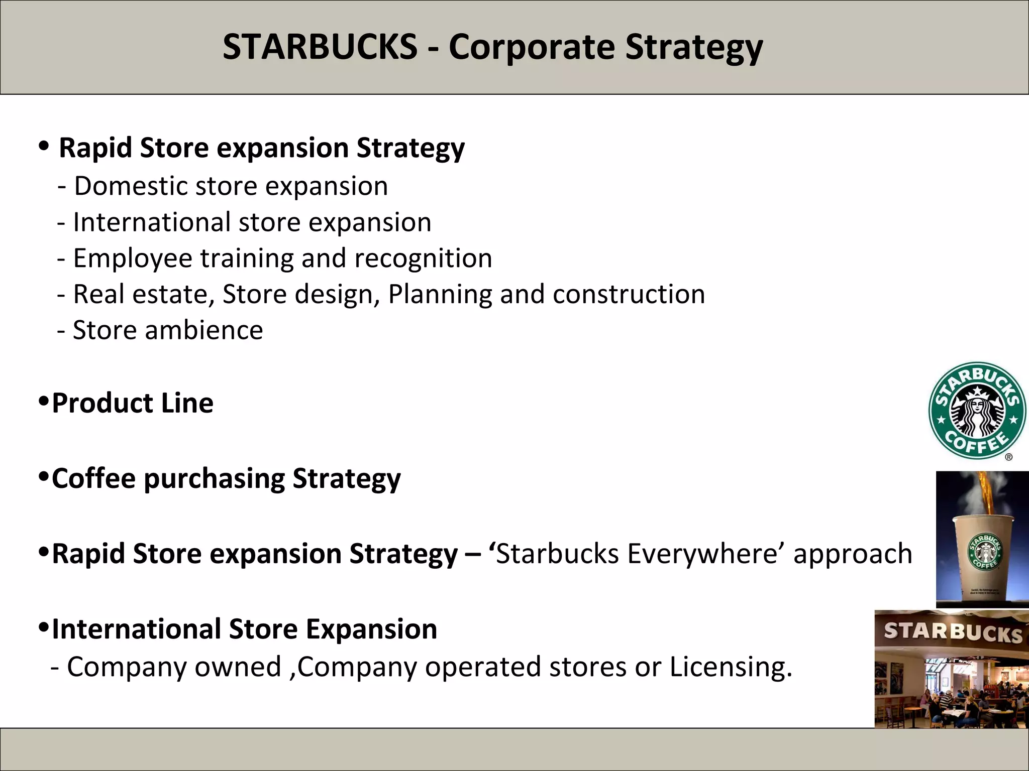 Starbucks International Marketing Strategy | PPT