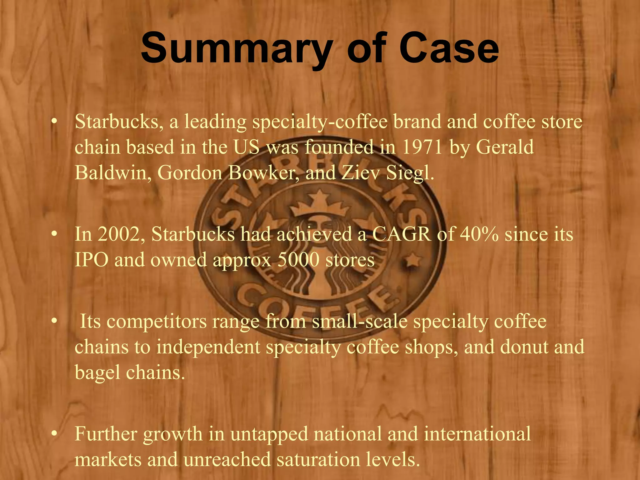 Starbucks final ppt | PPTX