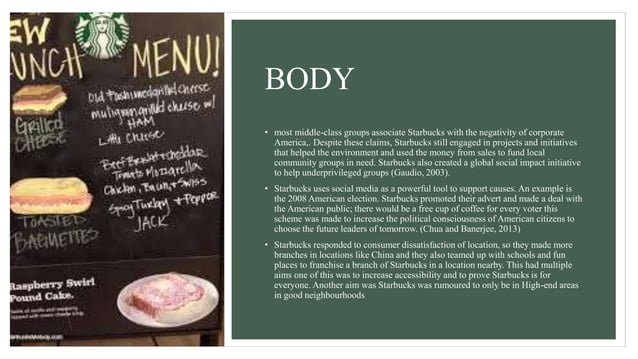Starbucks presentation | PPT