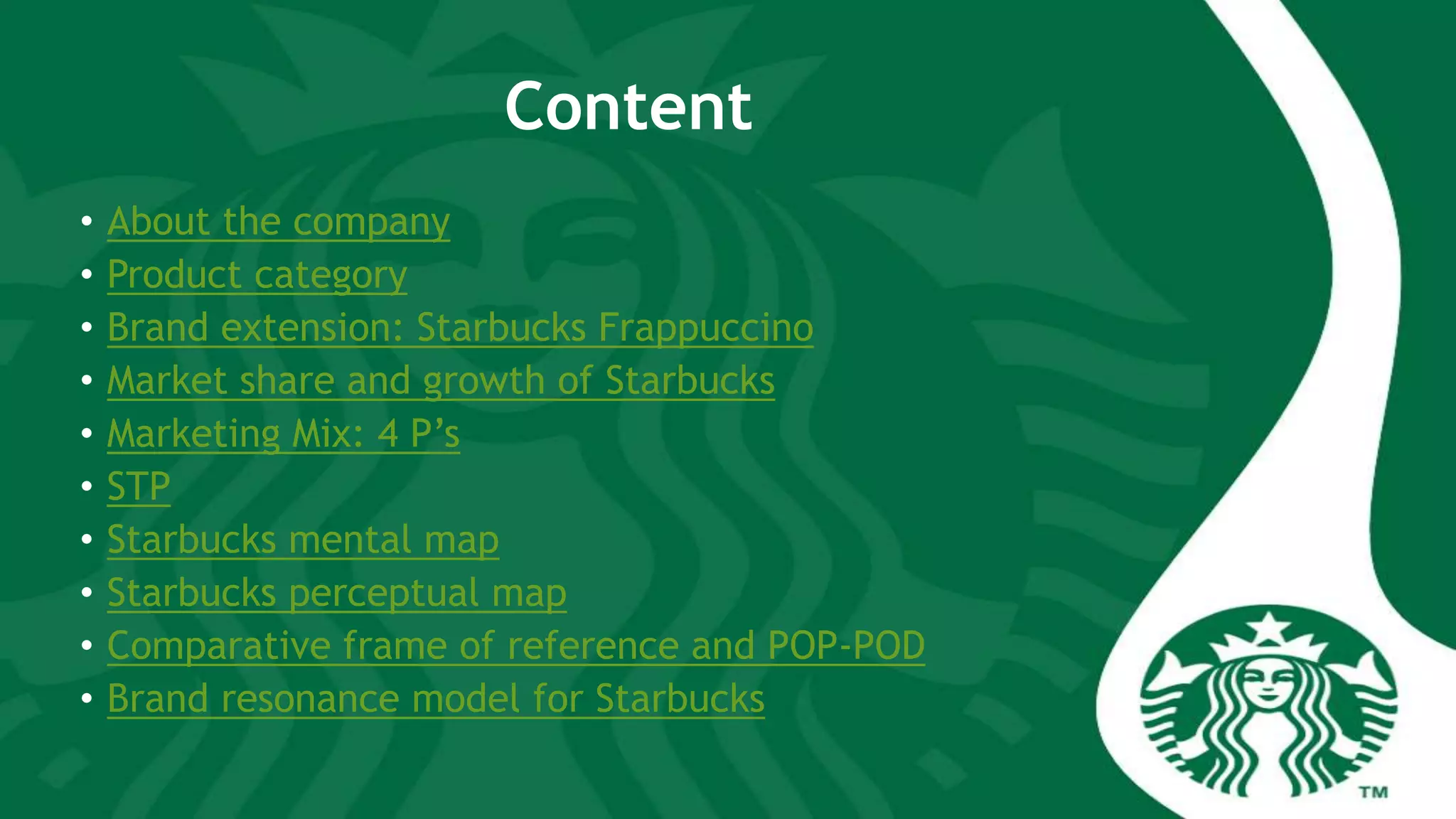Starbucks Frappuccino_brand extension | PPTX