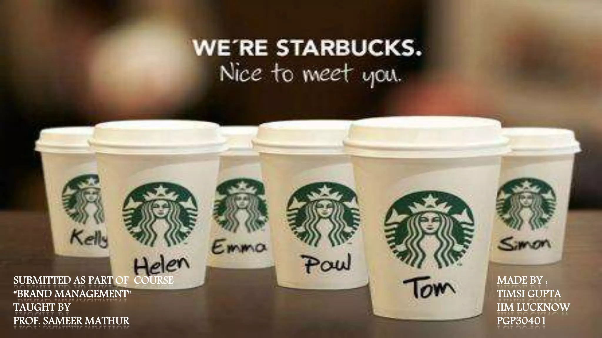 Starbucks Frappuccino_brand extension | PPTX
