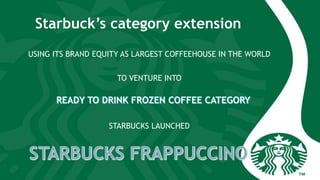 Starbucks Frappuccino_brand extension | PPTX