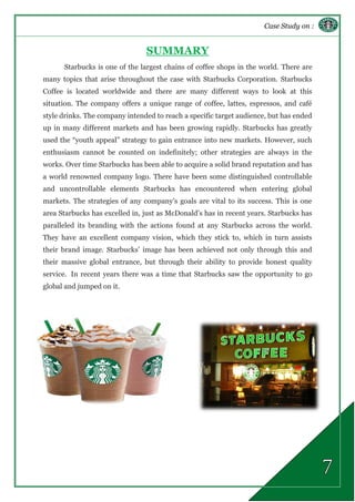 Starbucks—Going Global Fast | PDF