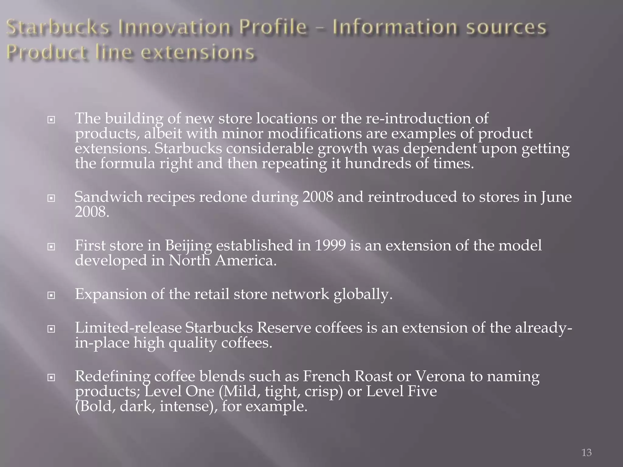 Starbuck’s innovation and turnaround success | PPTX