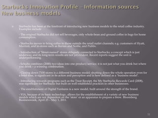 Starbuck’s innovation and turnaround success | PPTX