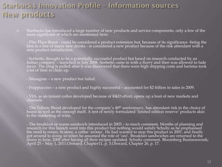 Starbuck’s innovation and turnaround success | PPTX