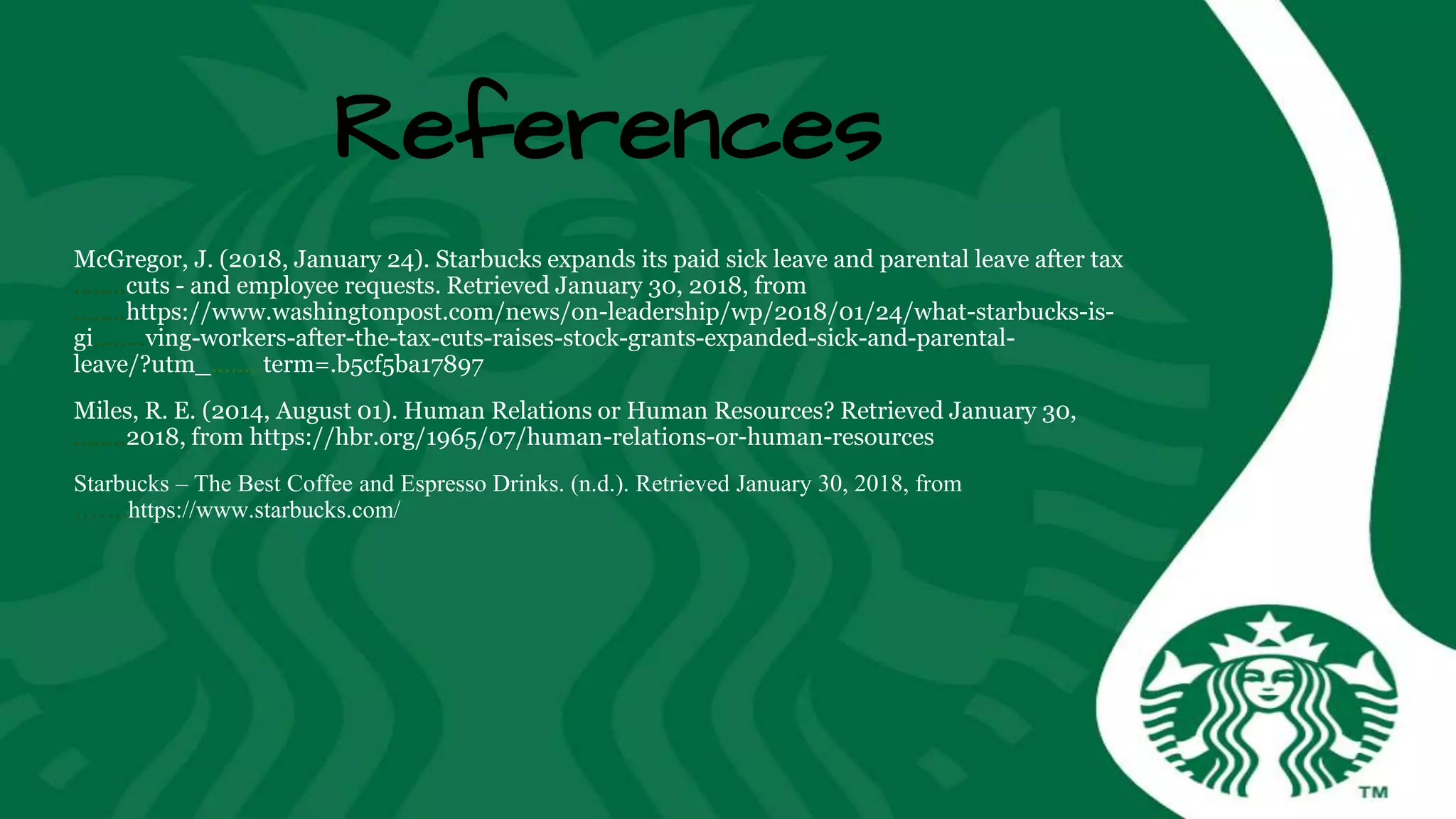 Starbucks: From Employees to Partners | PPTX