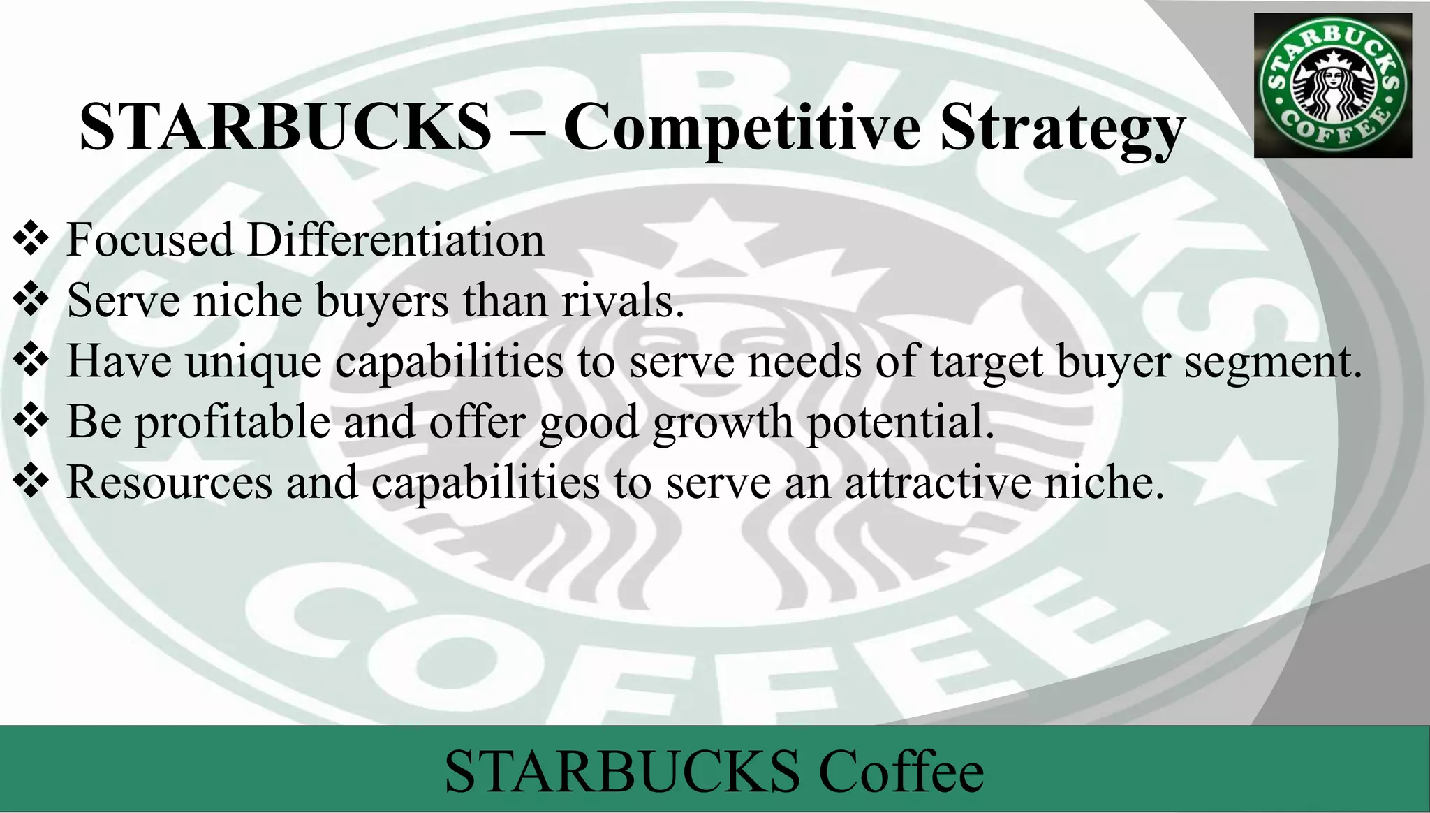 Starbucks marketing strategy | PPT
