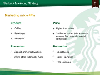 Starbucks Marketing Strategy | PPTX