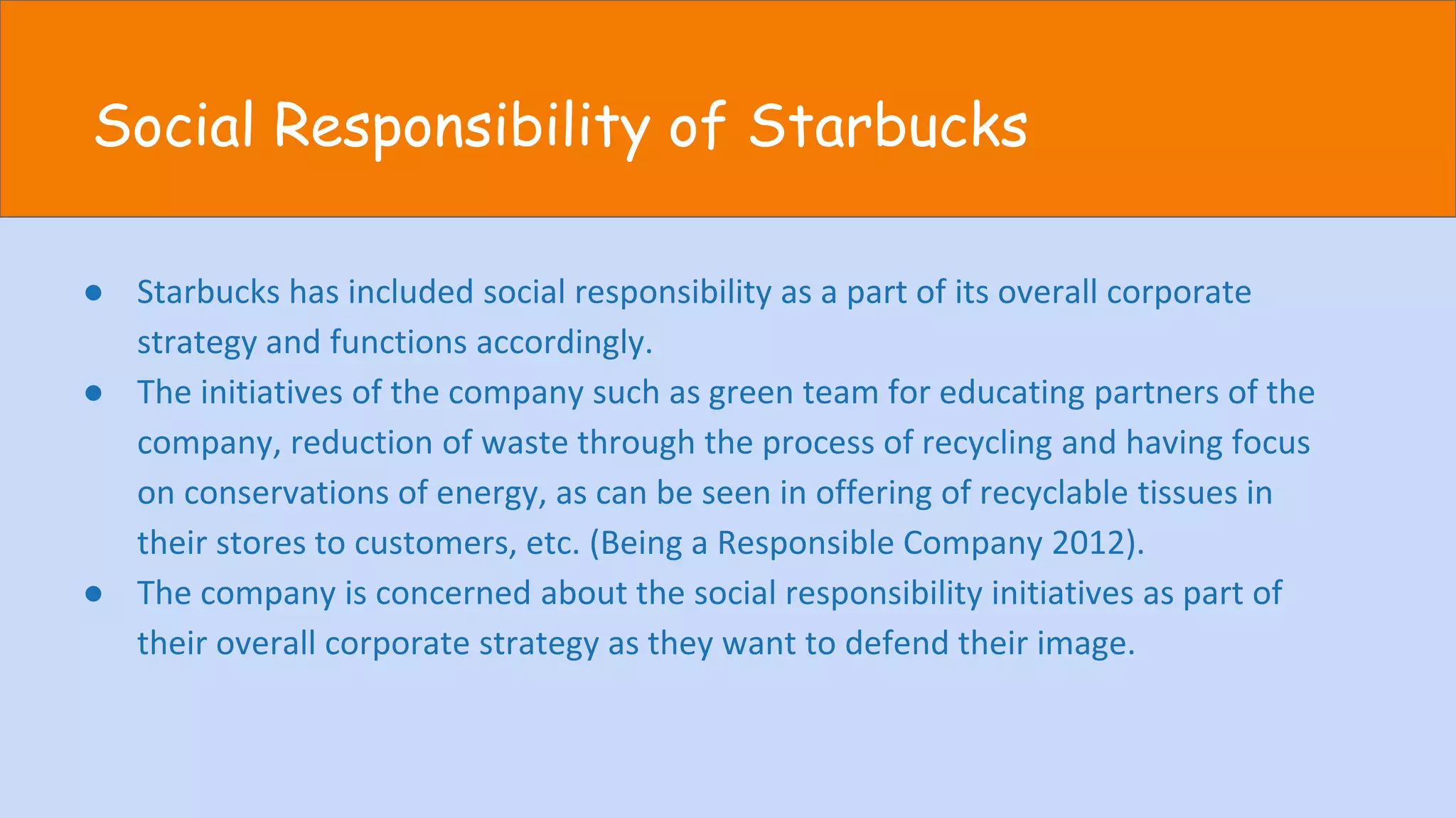 Starbucks Mission Social Responsibility & Brand Strength Case Study ...