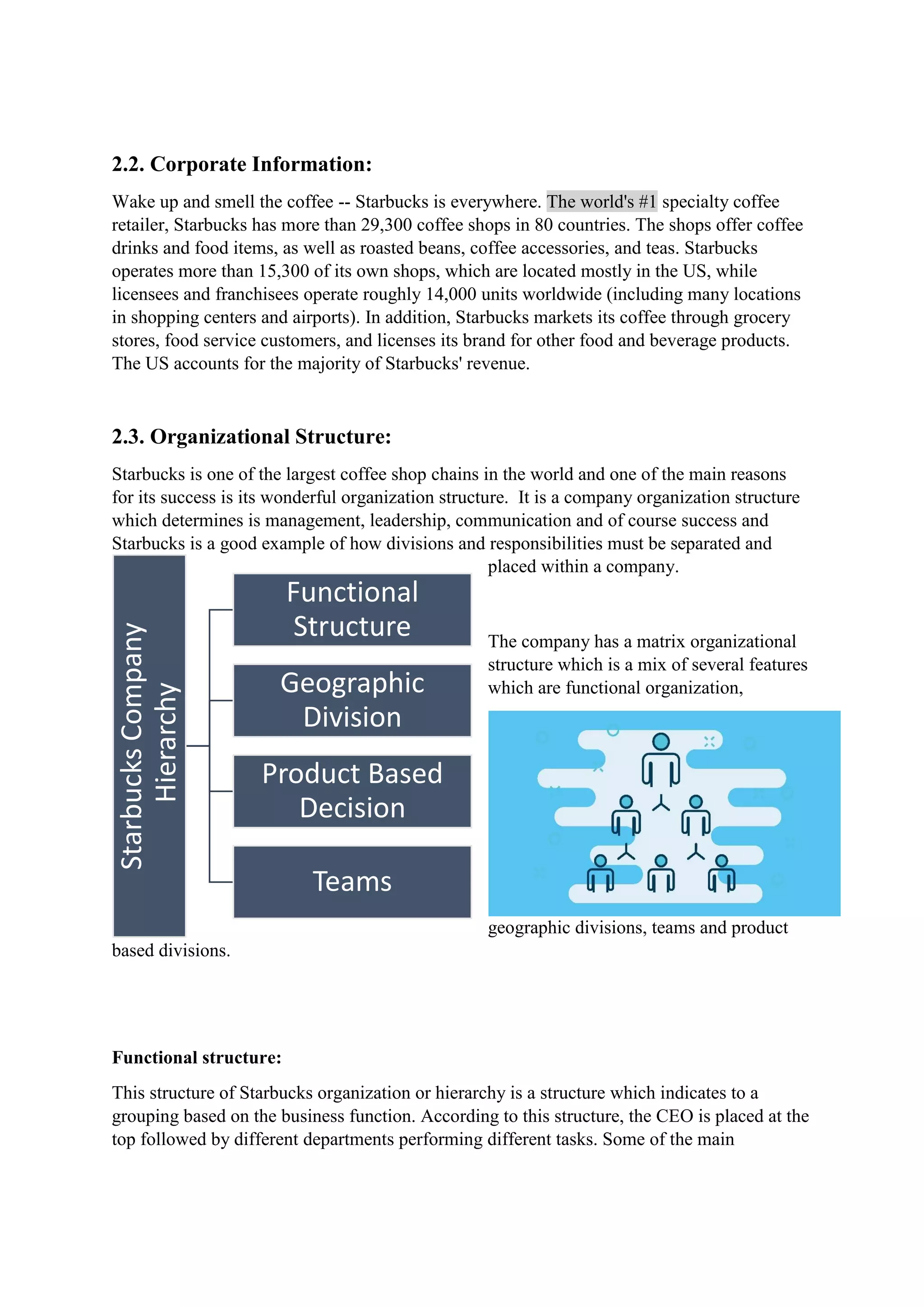 Starbucks Organizational Functions | PDF