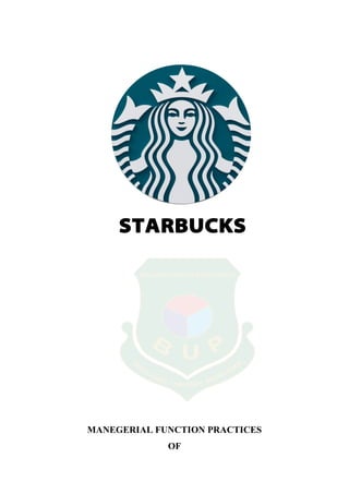 Starbucks Organizational Functions | PDF