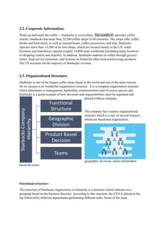 Starbucks Organizational Functions | PDF