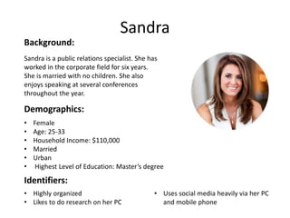 Starbucks persona profile