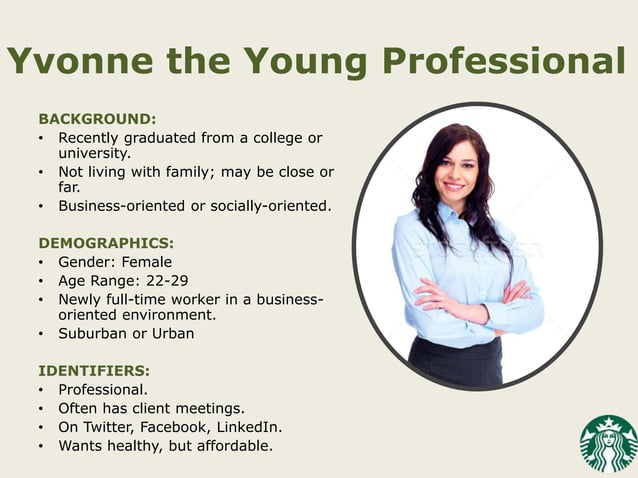 Starbucks Persona Profile | PPTX
