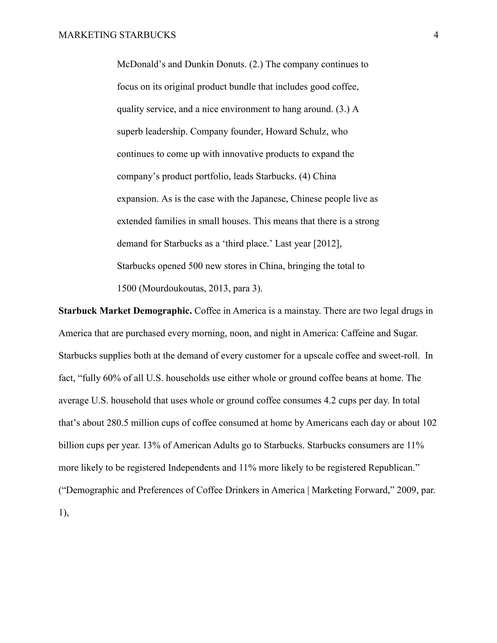 Starbucks positioning | PDF