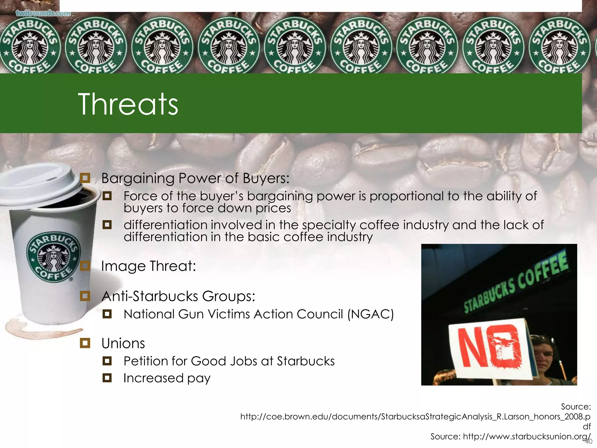 Starbucks - Competitive Analysis | PPTX
