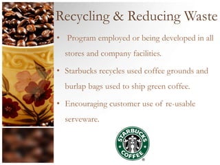 Starbucks Socially Responsible Company | PPTX