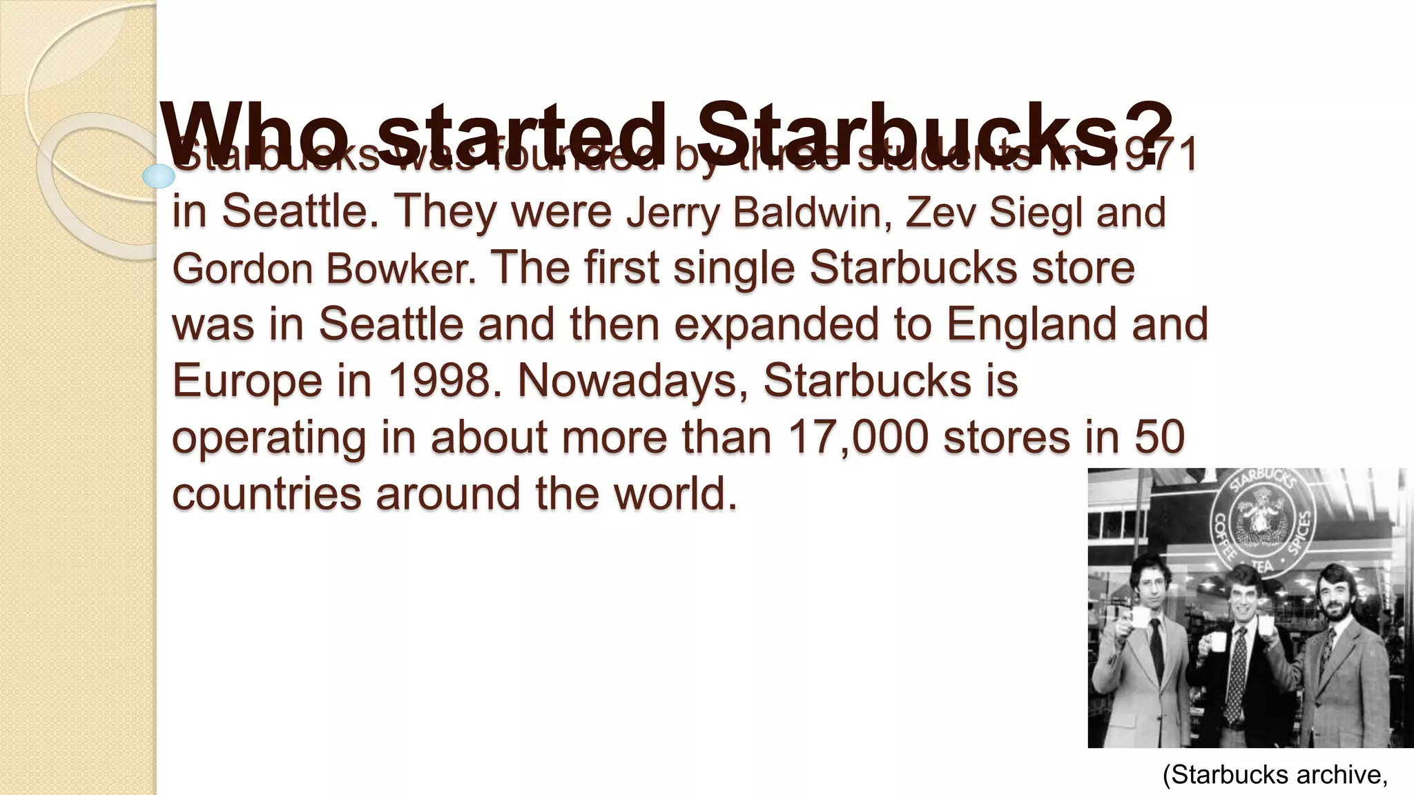 Starbucks presentation | PPTX