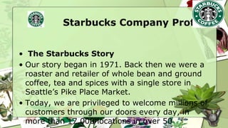 Starbucks presentation copy | PPT