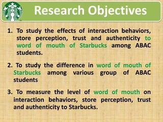 Business Research Methodology_Starbucks | PPTX