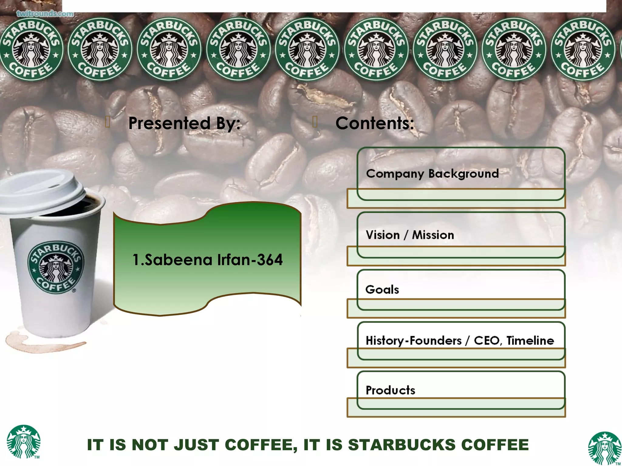 Starbucks Case Study: Operations and Competitive Strategies | PPT
