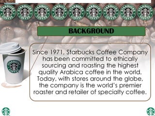 Starbucks Case Study: Operations and Competitive Strategies | PPT