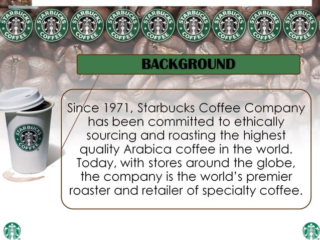 Starbucks Case Study: Operations and Competitive Strategies | PPT ...