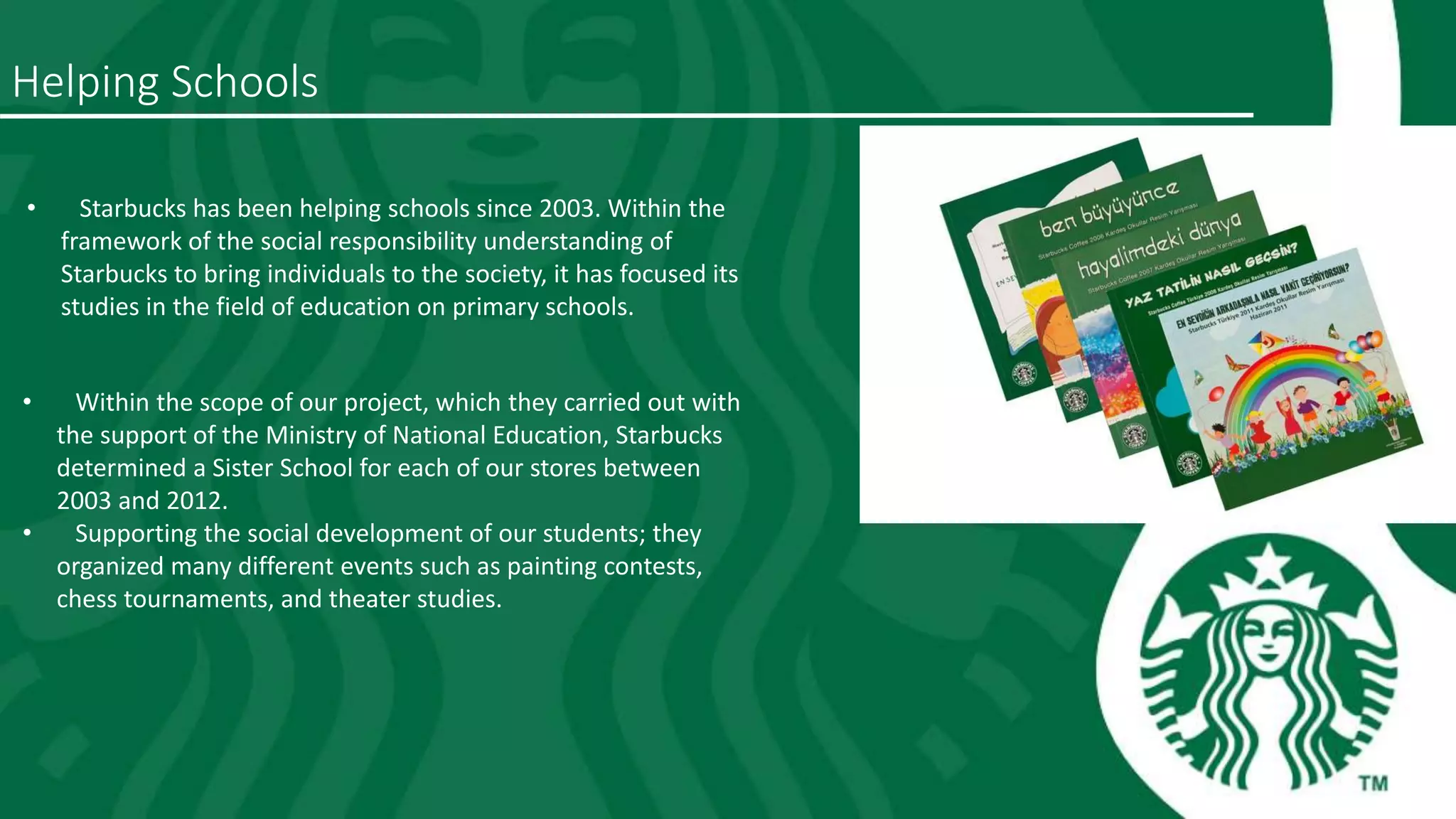 Starbucks Approach to Social Responsibilty | PPTX