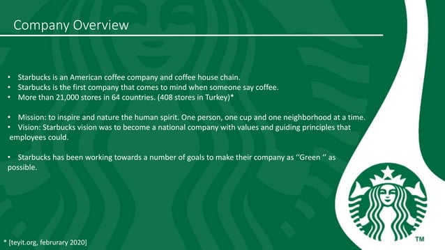 Starbucks Approach to Social Responsibilty | PPT