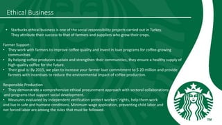 Starbucks Approach to Social Responsibilty | PPTX