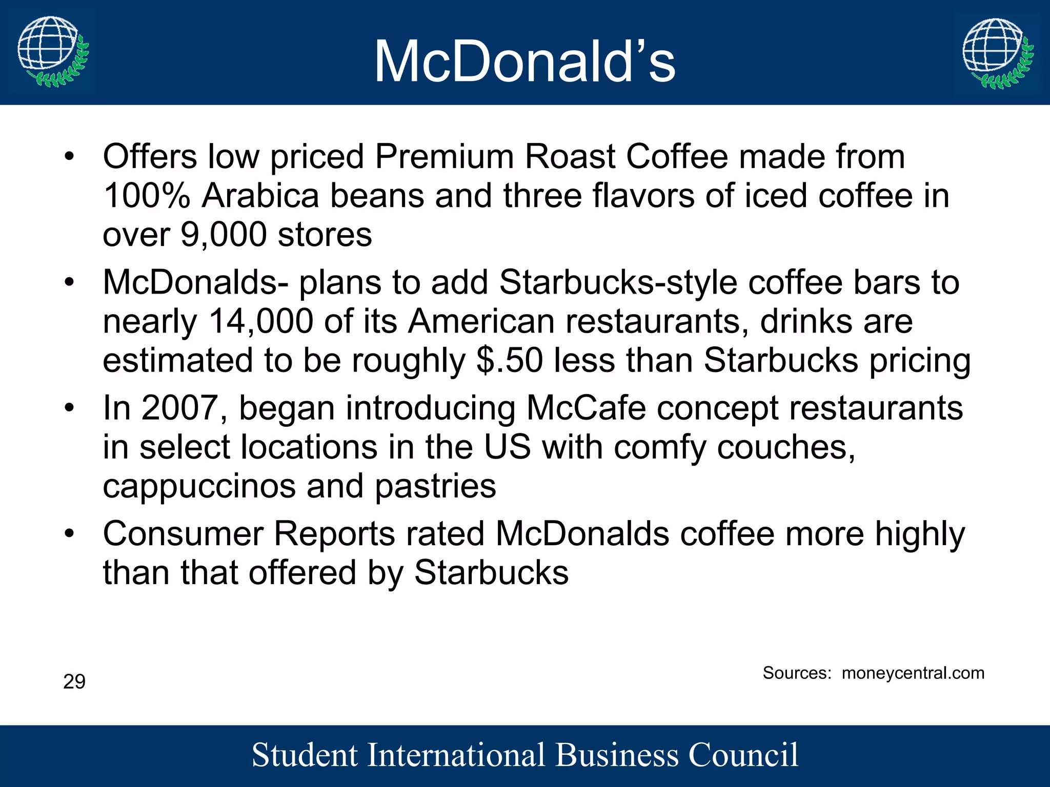Starbucks Consulting Case | PPT
