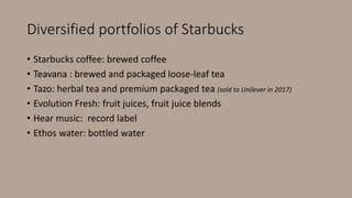 Starbucks analysis using GE matrix | PPTX