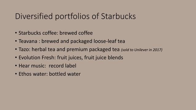 Starbucks analysis using GE matrix | PPTX