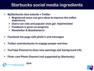Starbucks Social Media Showcase | PPTX