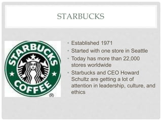 Starbucks: Leadership | PPTX