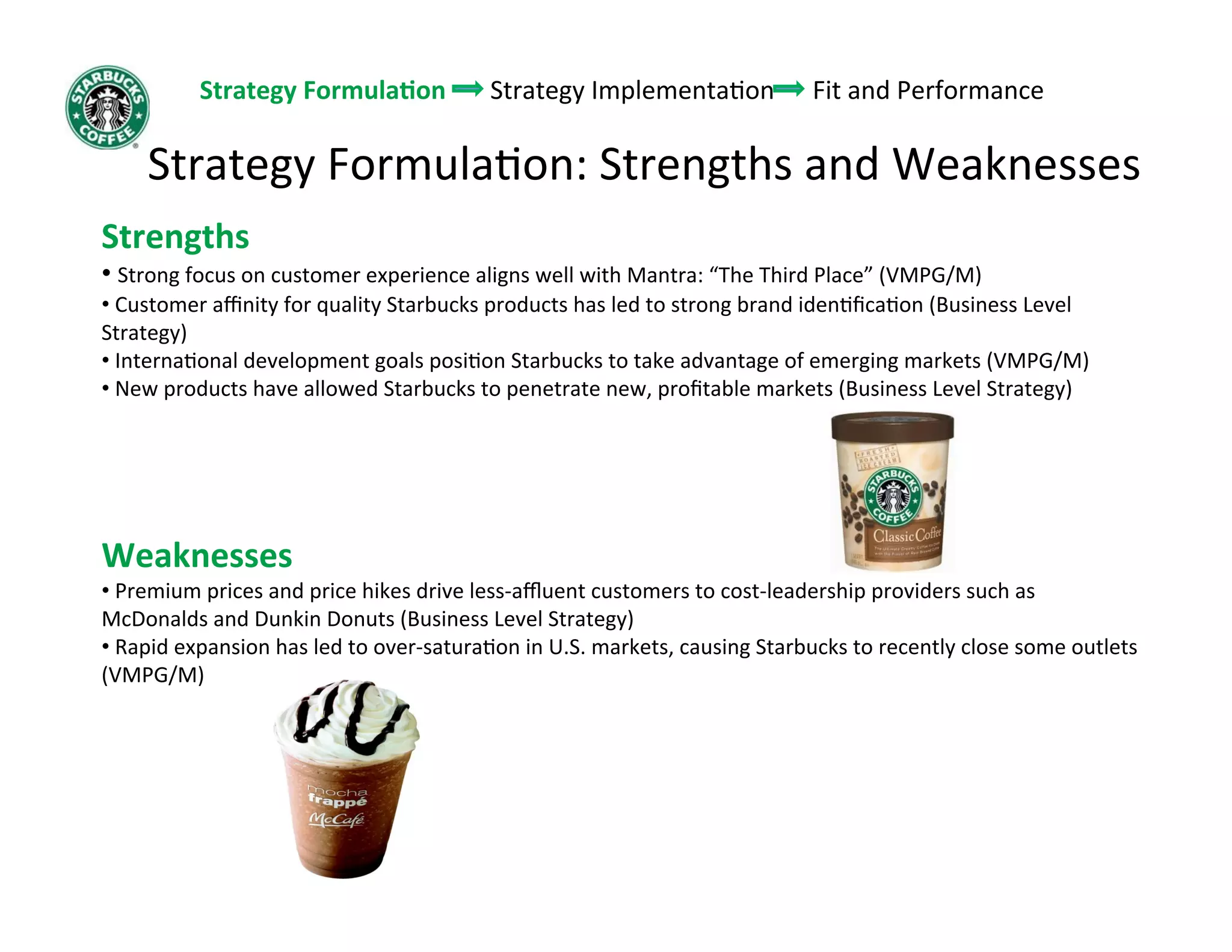 Starbucks Strategy | PDF