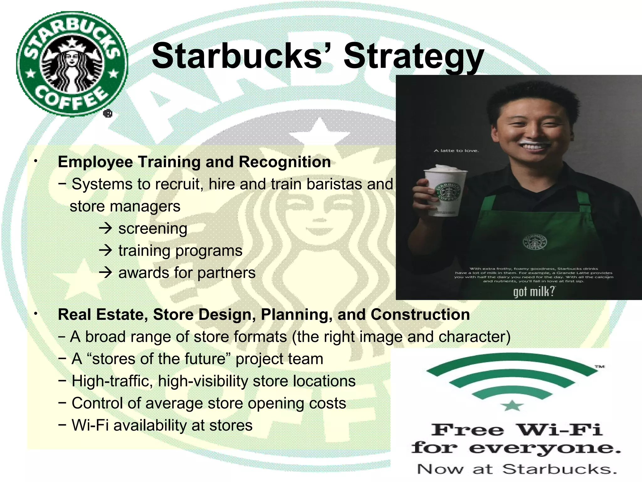 Starbucks' strategy and pest analyses 1 | PPT