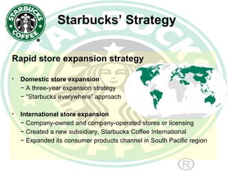 Starbucks' strategy and pest analyses 1 | PPT