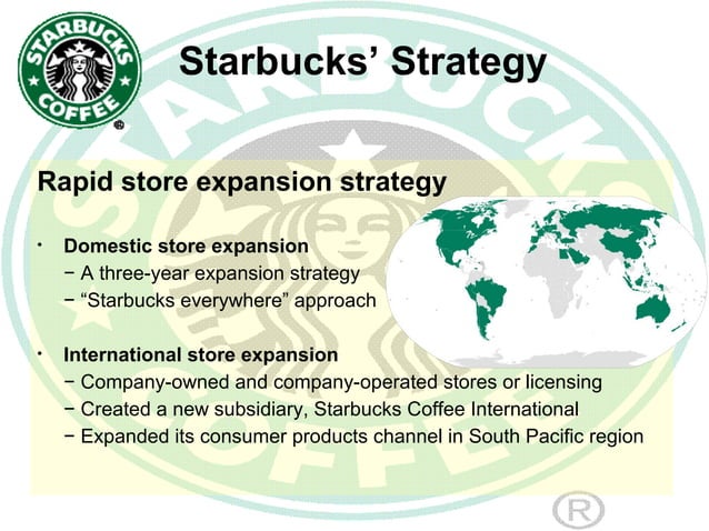 Starbucks' strategy and pest analyses 1 | PPT