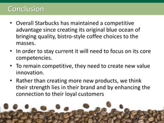 Starbucks Case Study, SWOT, Internal and External Analysis | PPTX