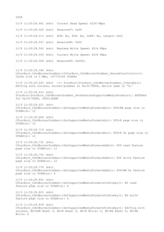 Starburn | TXT | Computer Peripherals | Computing
