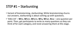 Team Coaching - Starbursting | PPTX