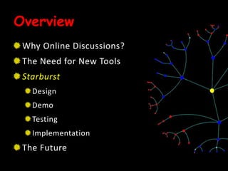 Starburst: A New Graphical Online Discussion Forum Interface | PPT
