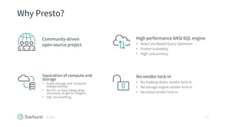 Starburst Presto - CBO talk - Strata London 2019 | PPTX | Databases | Computer Software and ...
