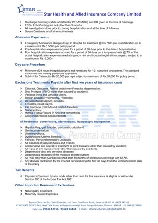 Star Cardiac Care Insurance Policy_Revised Premium | PDF | Heart and ...