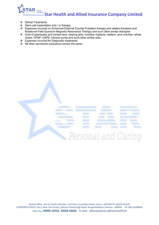 Star Cardiac Care Insurance Policy_Revised Premium | PDF | Heart and ...