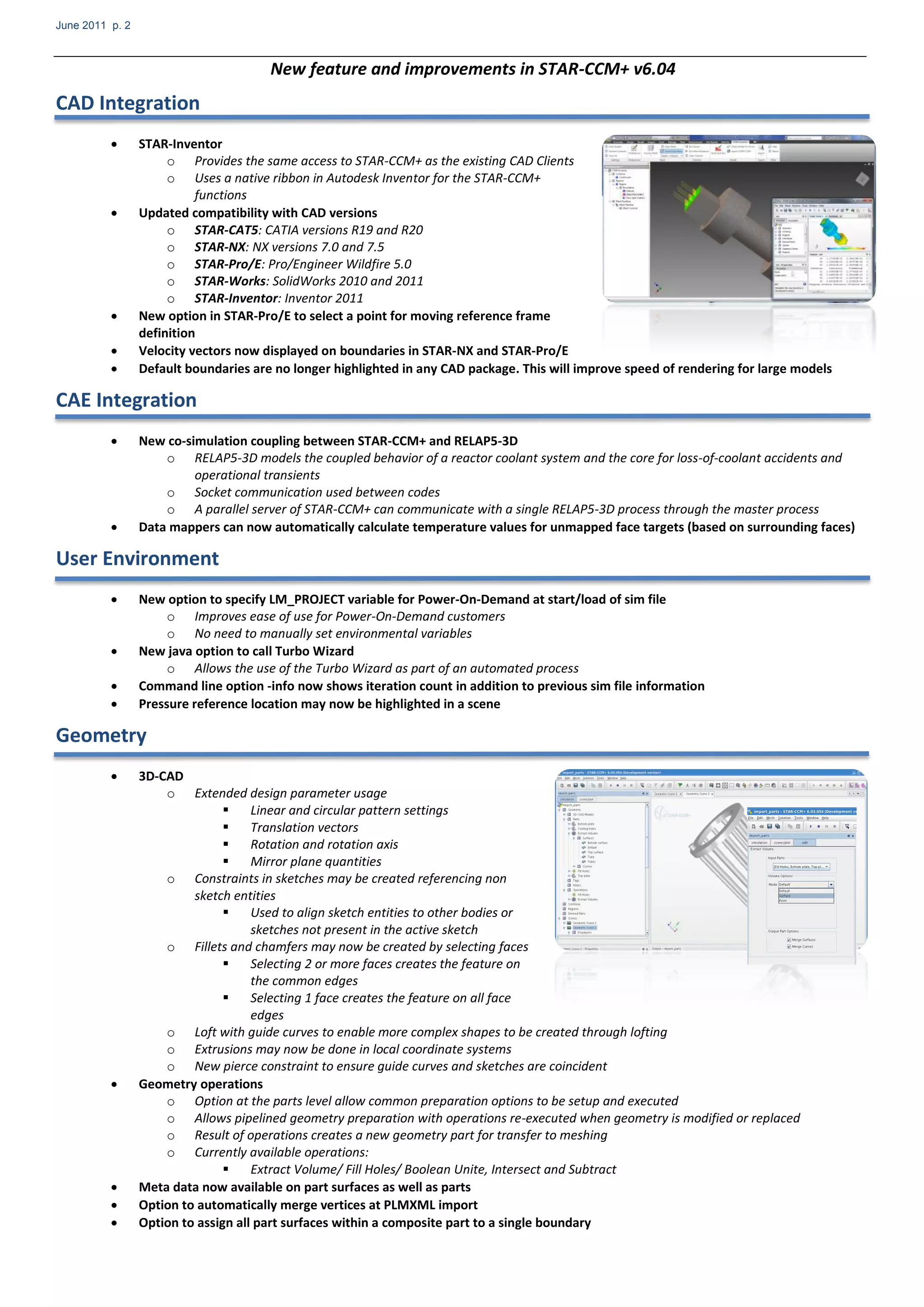 Star Ccm604 Features Final | PDF