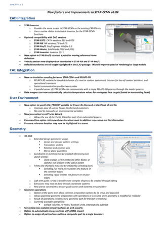 Star Ccm604 Features Final | PDF